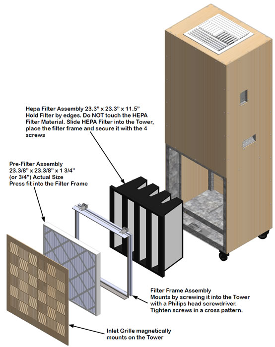 HVACQuick - AirScape HEPA Tower Air Purifier